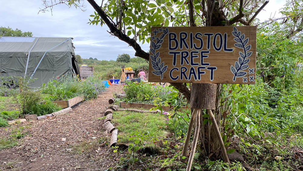 A cold can under the shade of a tree – Bristol Beer Factory