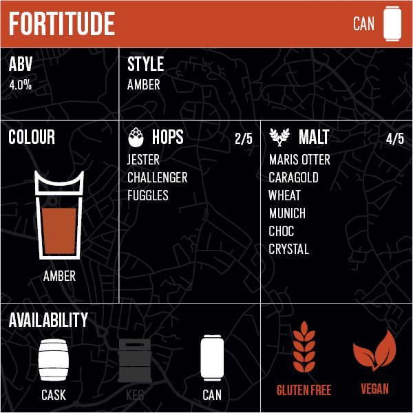 Fortitude | Amber Ale | 12 pack | Bristol Beer Factory | Craft Beer