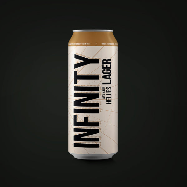 Infinity Helles Lager | Bristol Beer Factory | 12 Pack | Craft Beer